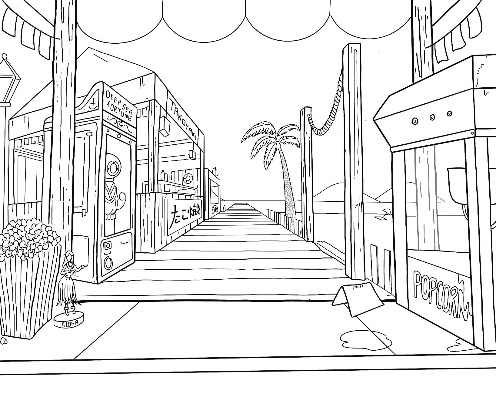 ArtStation - Boardwalk layout