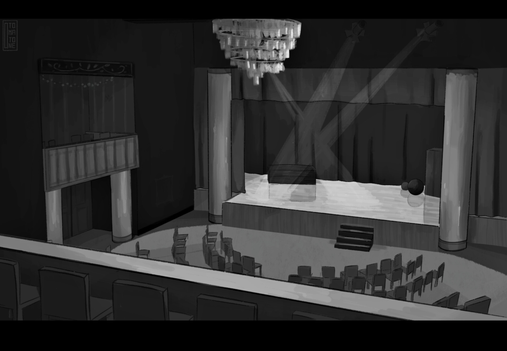 ArtStation - Stage Area Concept Art