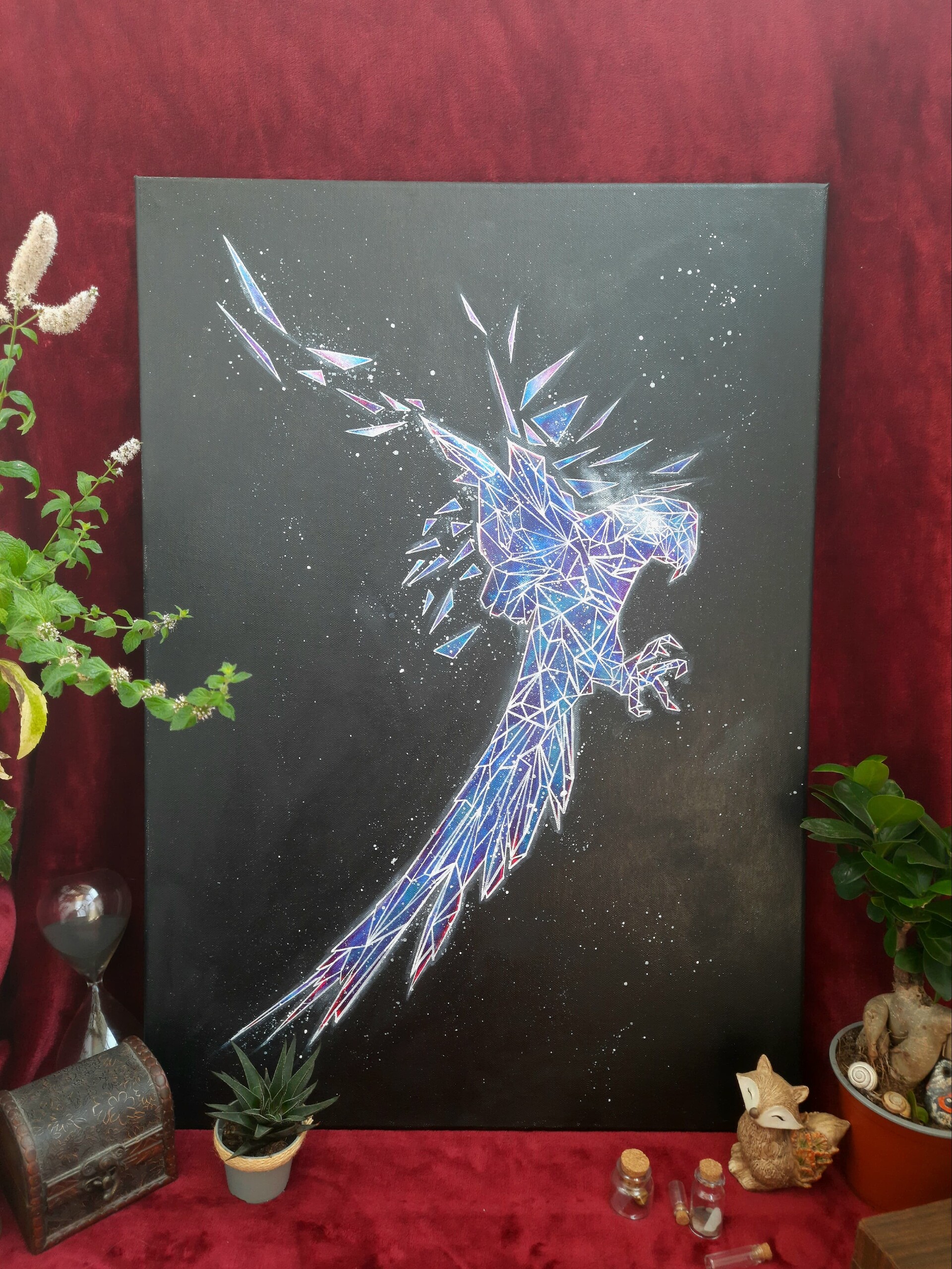 ArtStation - Celestial Polygon - Hand painted - Unedited