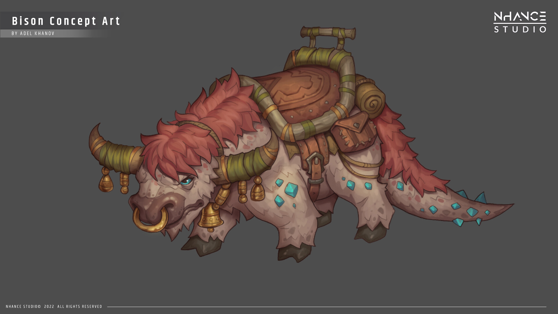 N-hance Studio - Stylized Bison