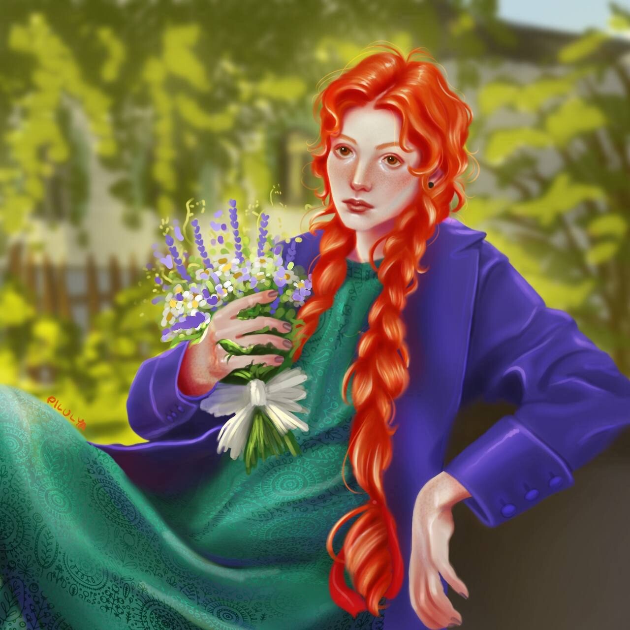 ArtStation - Ginger girl