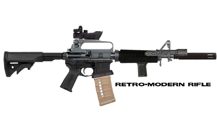 ArtStation - RETRO-MODERN RIFLE