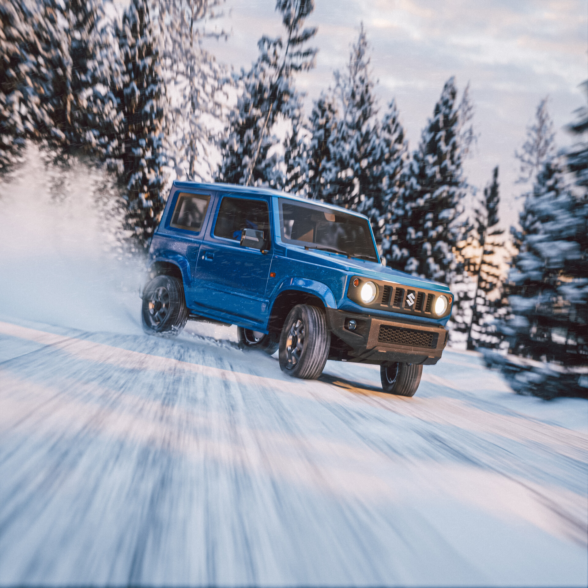 ArtStation - 2019 Suzuki Jimny - Unreal Engine 5