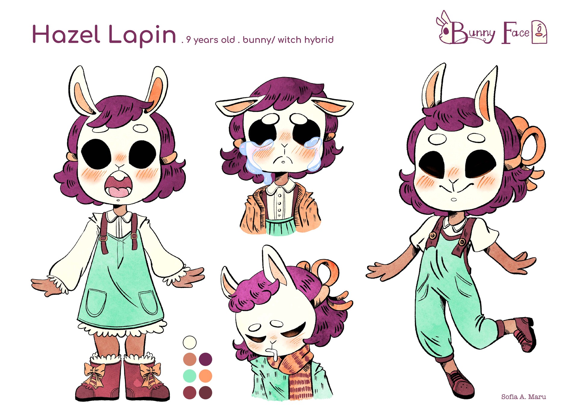 ArtStation - Hazel character design