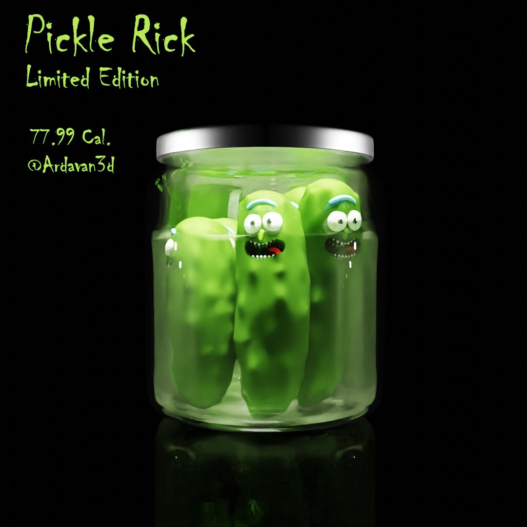 ArtStation - Pickle Rick