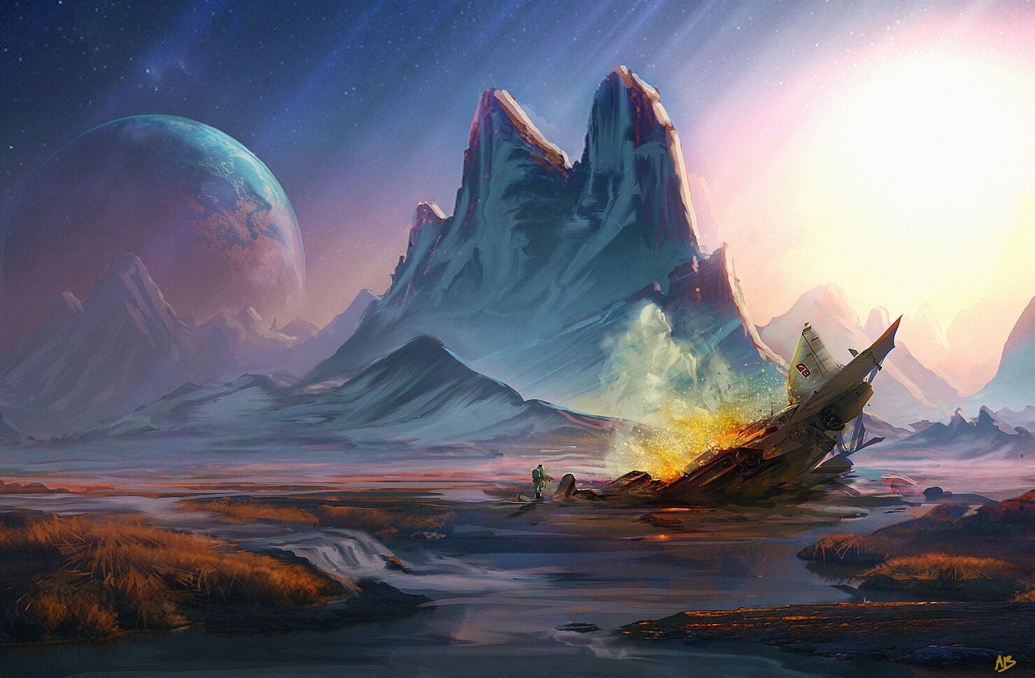 ArtStation - A distant planet