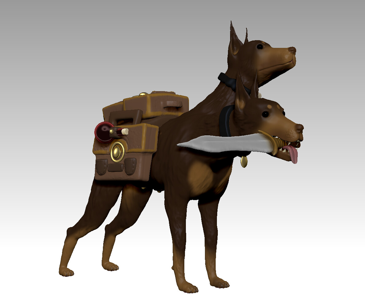 ArtStation - Orthrus Messenger Dog