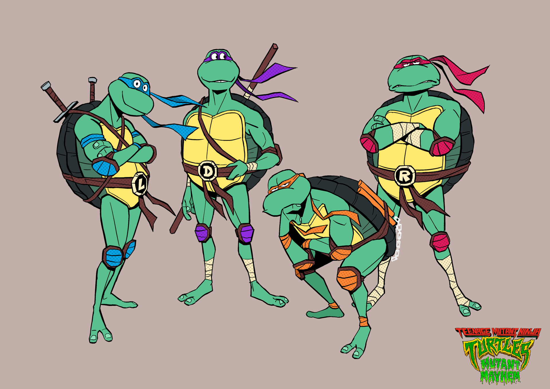 ArtStation - Early stages TMNT Mutant Mayhem
