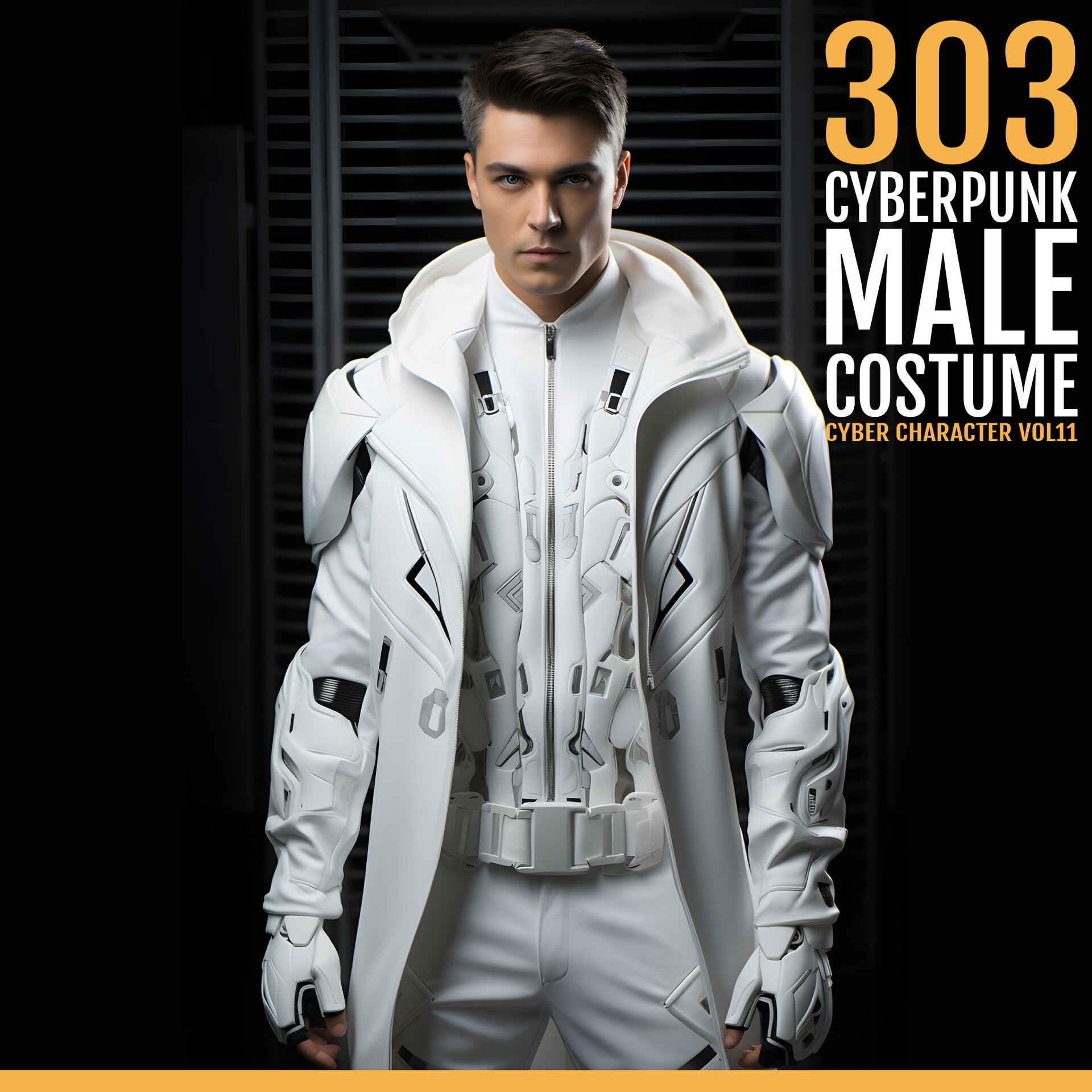 ArtStation - 303 Cyberpunk Male Costume