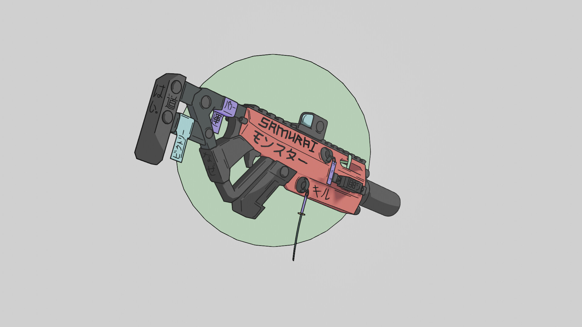 ArtStation - Cartoon Assault Rifle
