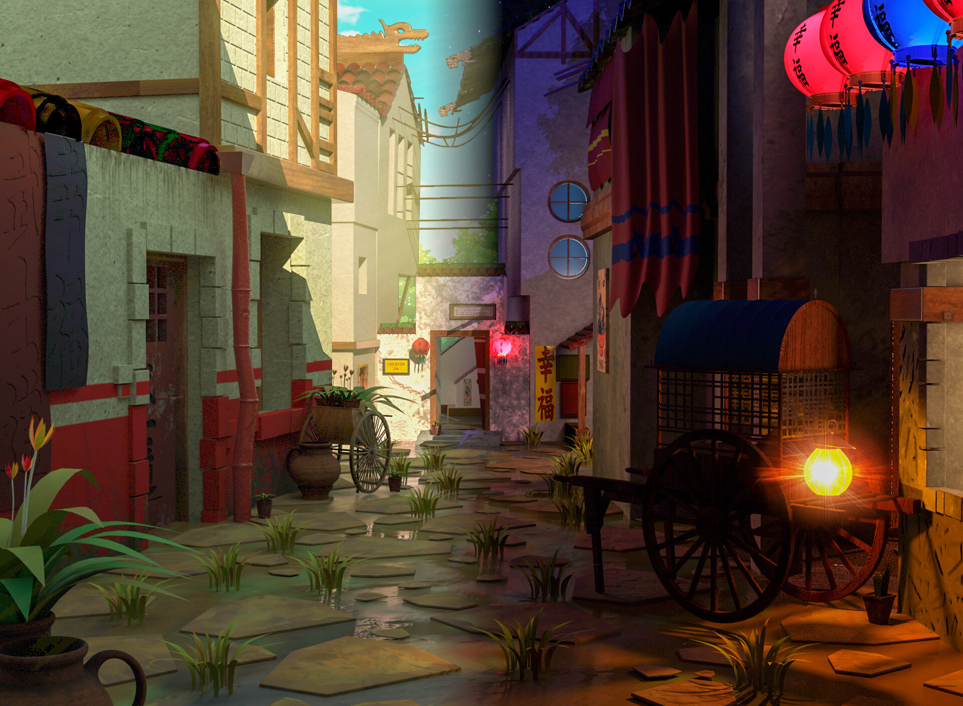 ArtStation - BG lighting