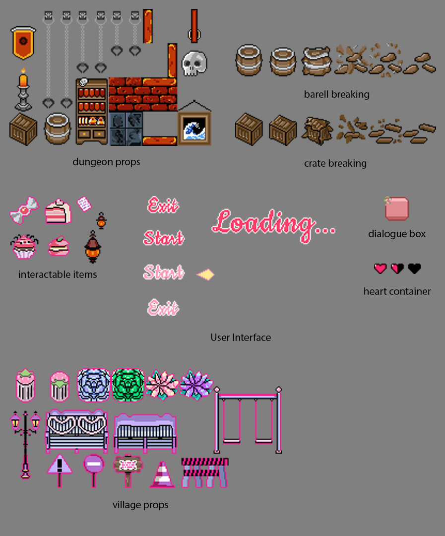 Liliya Eruysal - Wonderland Village - Sprites