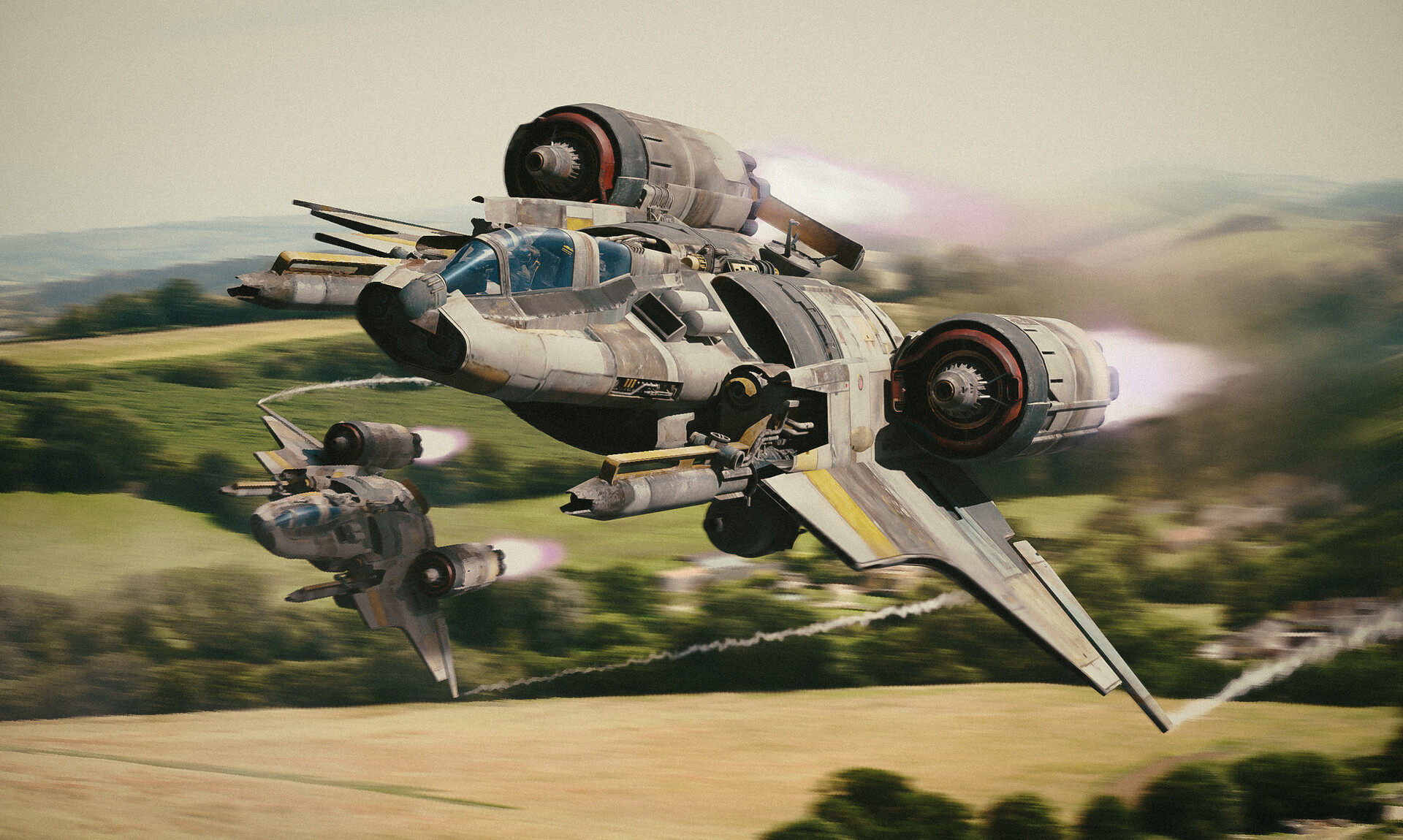 ArtStation - R-Wings two-ship