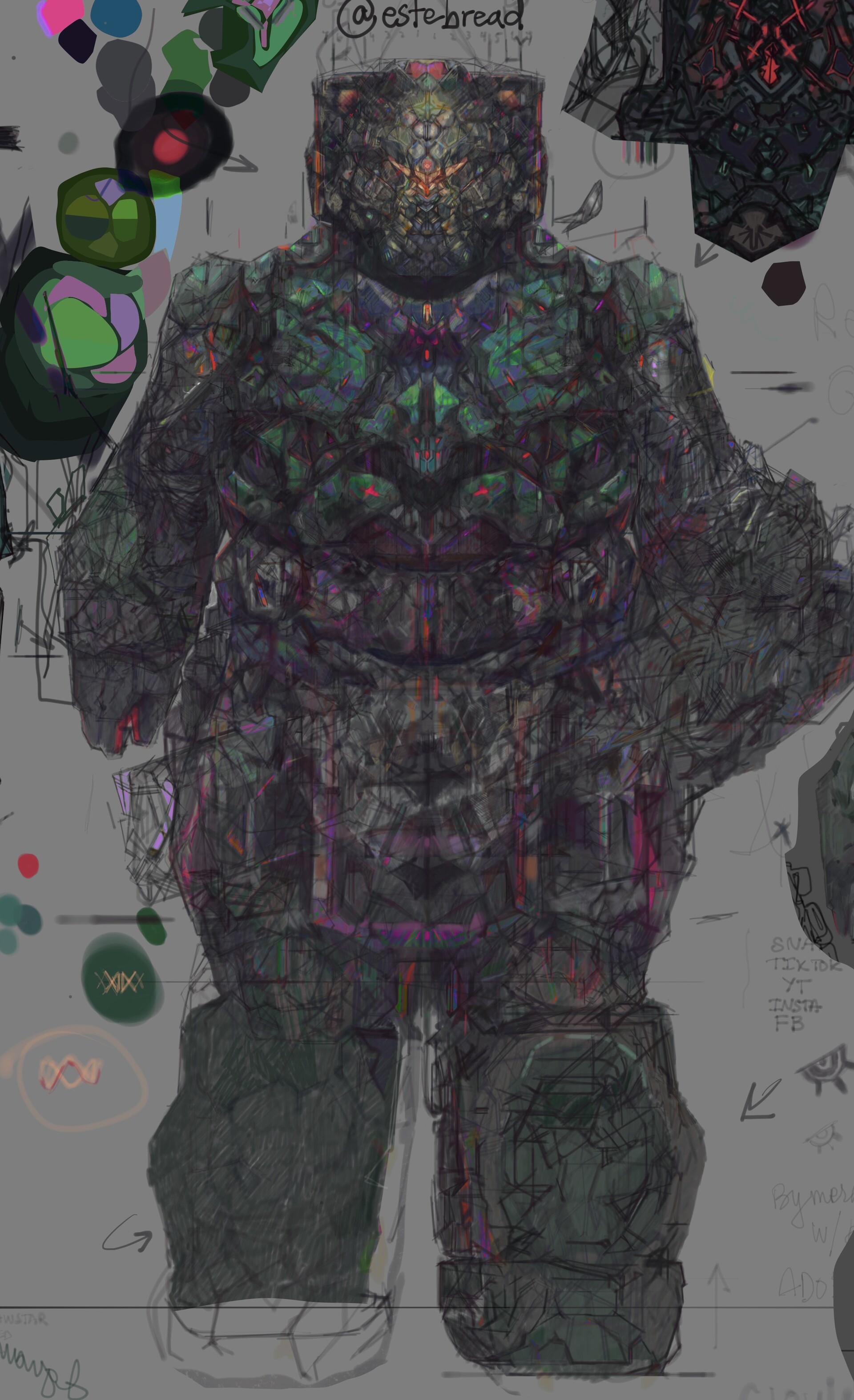 ArtStation - Omega lord char progress