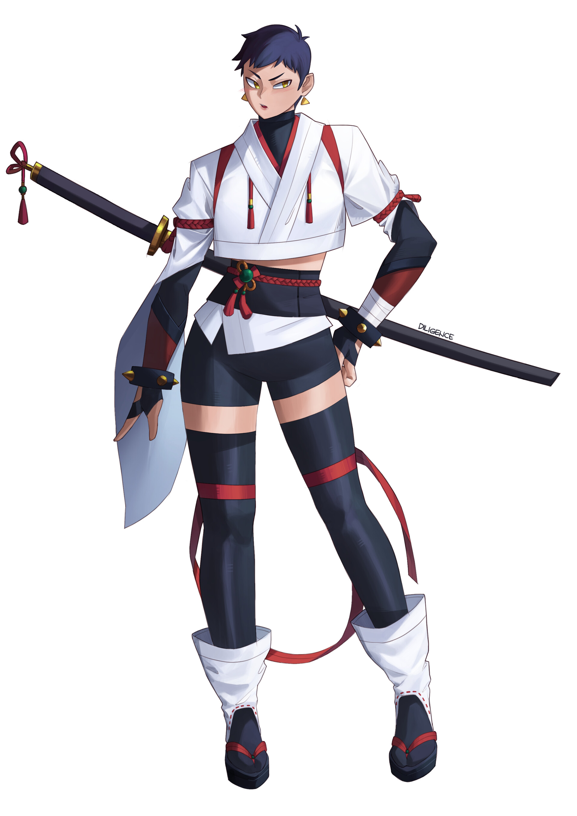 ArtStation - Samurai Girl - Concept