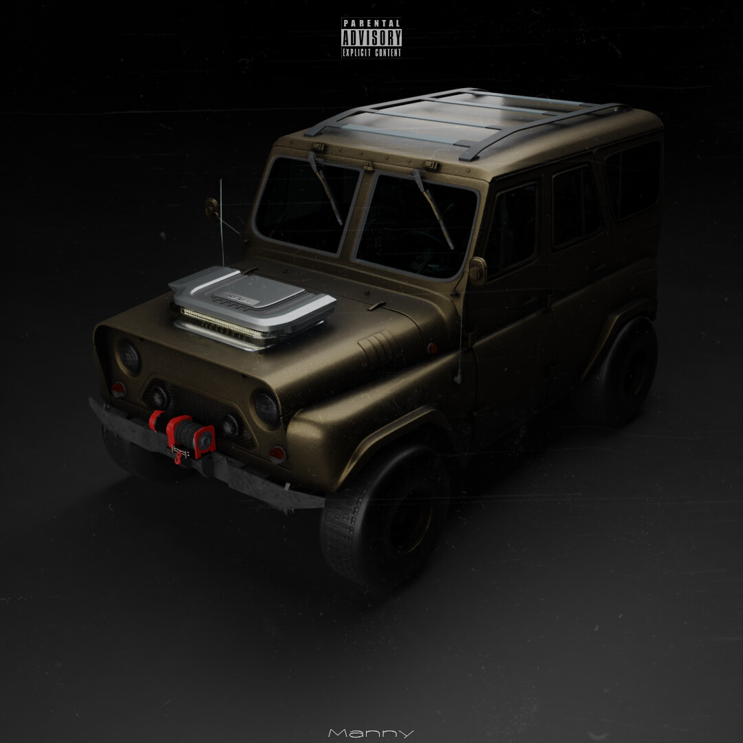 ArtStation - PUBG JEEP