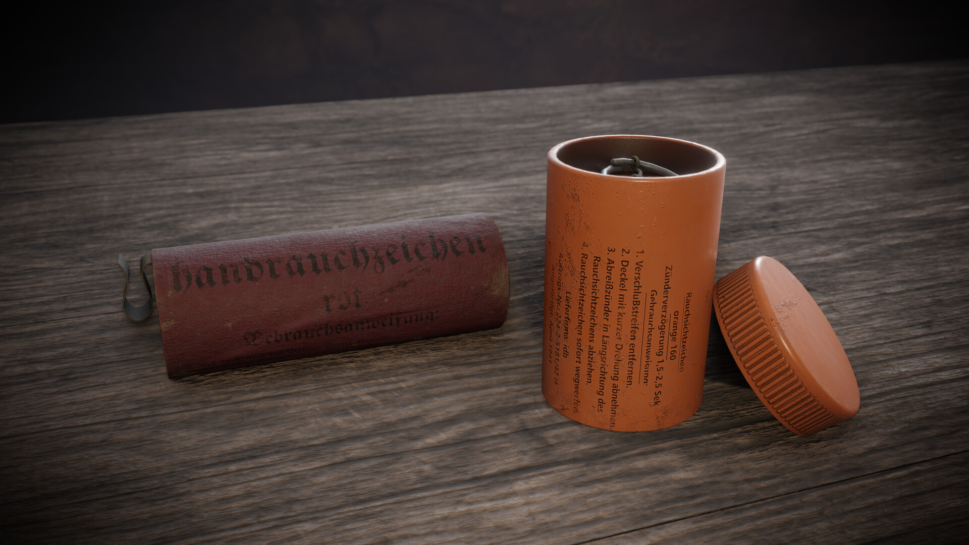 ArtStation - WW2 German Signal Smoke Grenades - Arma 3: Spearhead 1944 CDLC