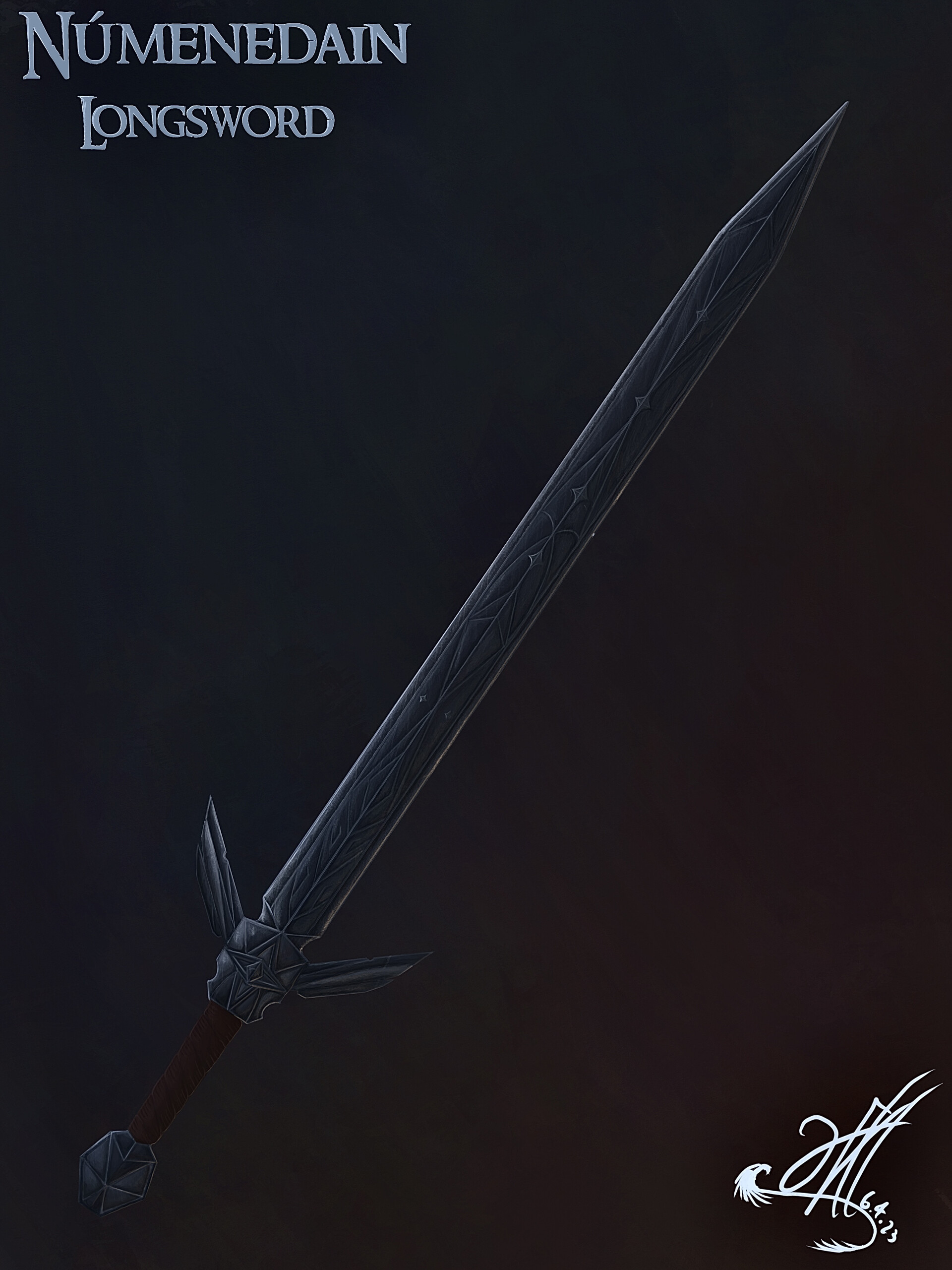ArtStation - Numenedain Longsword