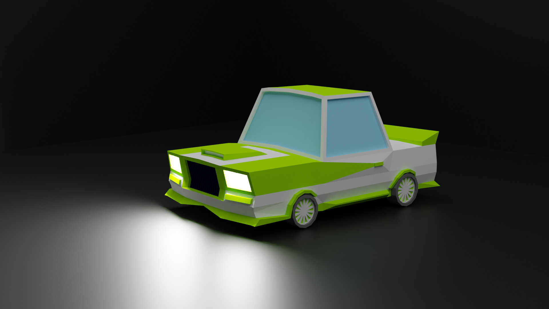 ArtStation - Low Poly Car