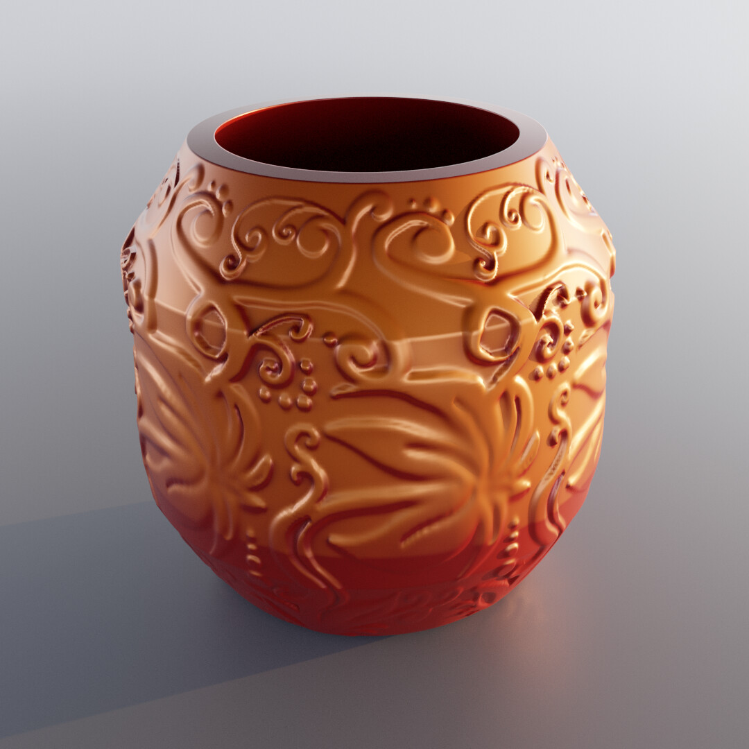 ArtStation - BOTANIC BLEND POT