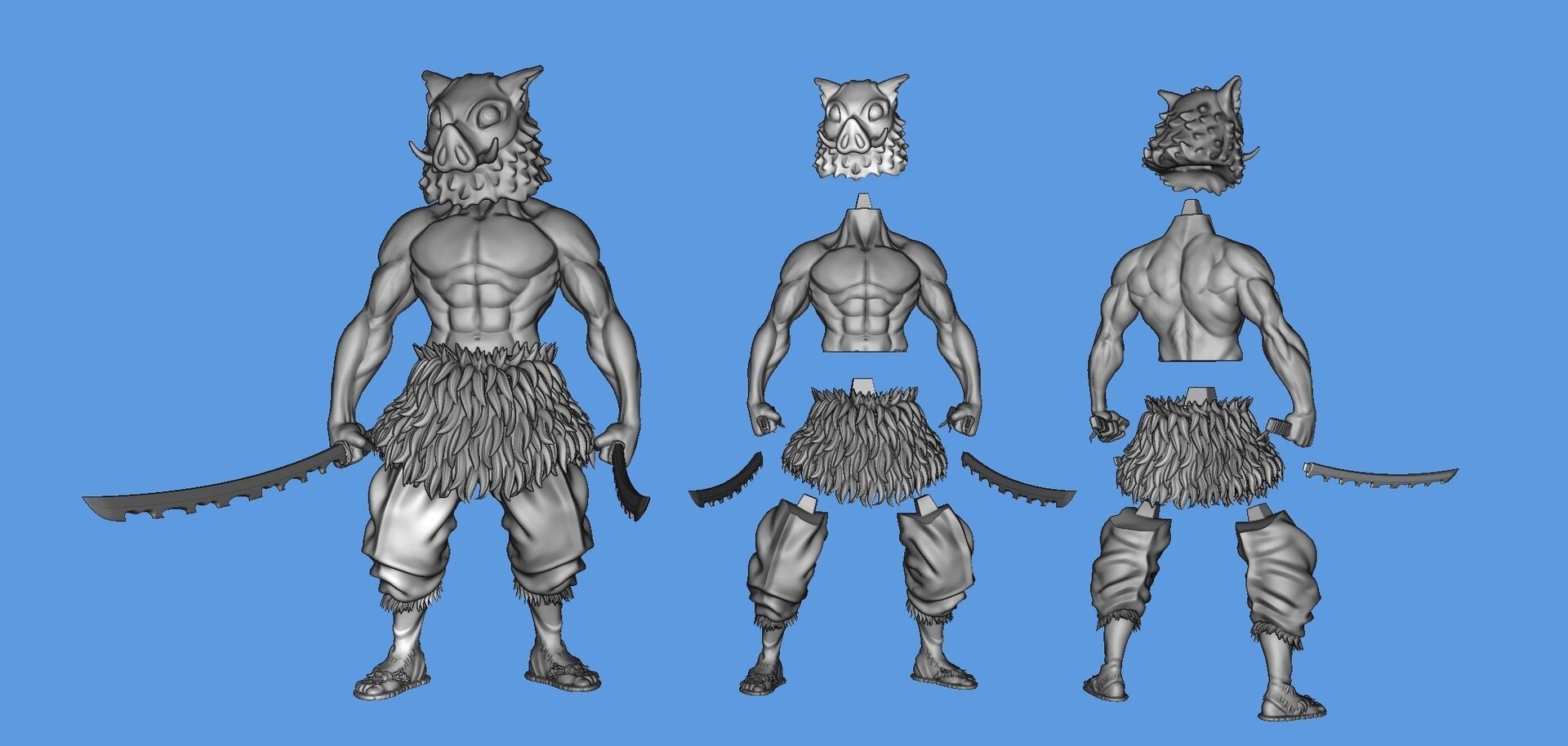 Hakaro - Inosuke Hashibira Demon Slayer