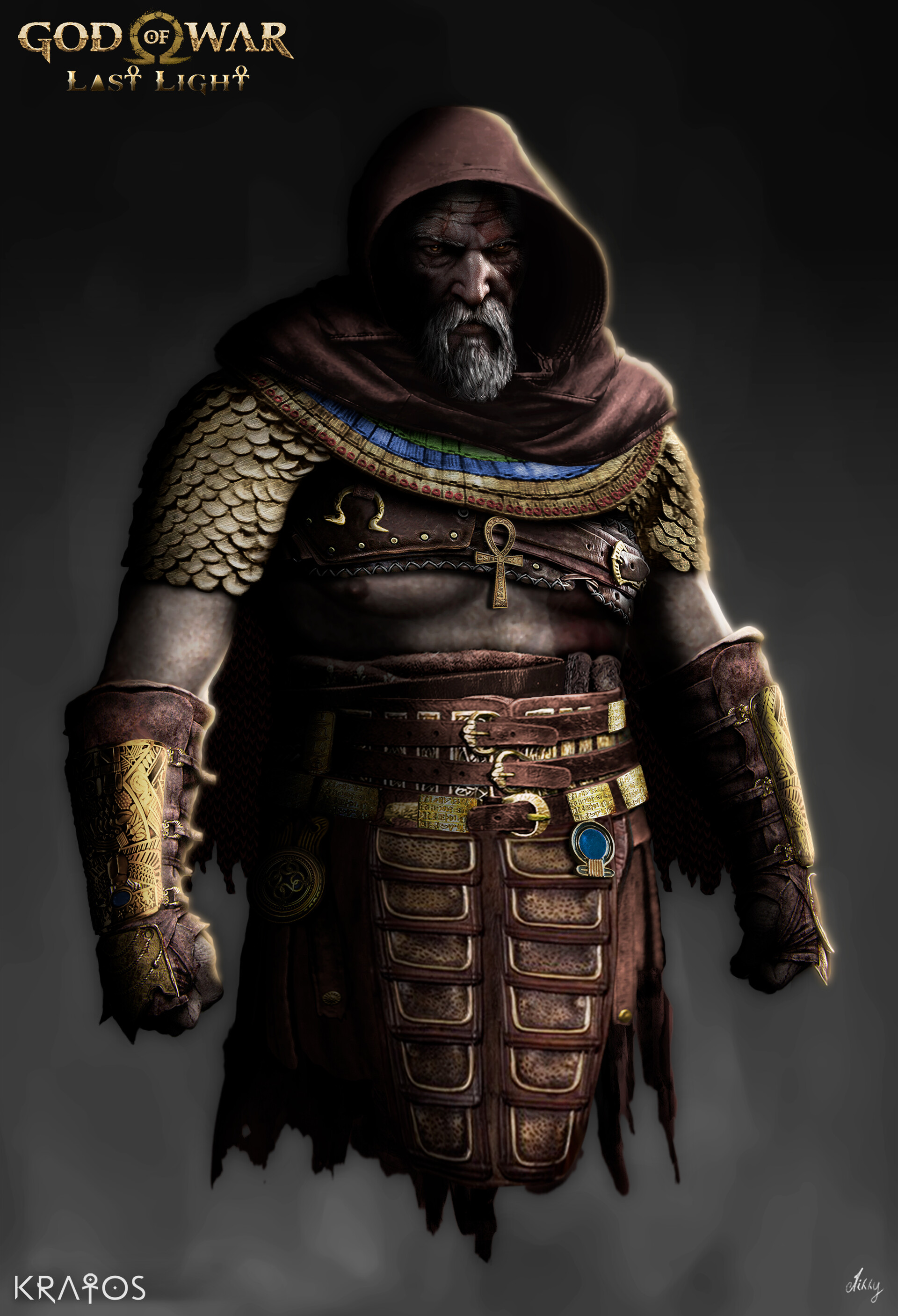 God Of War Fan Kratos2. God Of War. Original Drawing. Fan Art Etsy