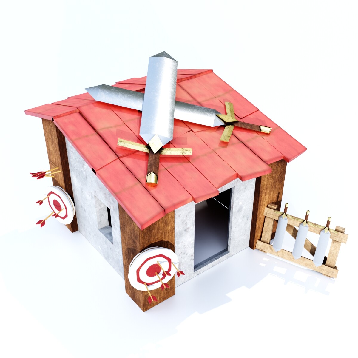 ArtStation - Training hall coc