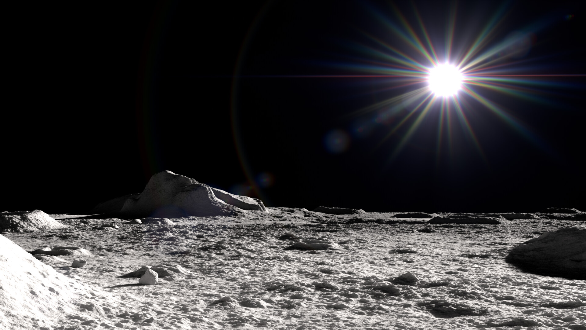 ArtStation - Moon surface