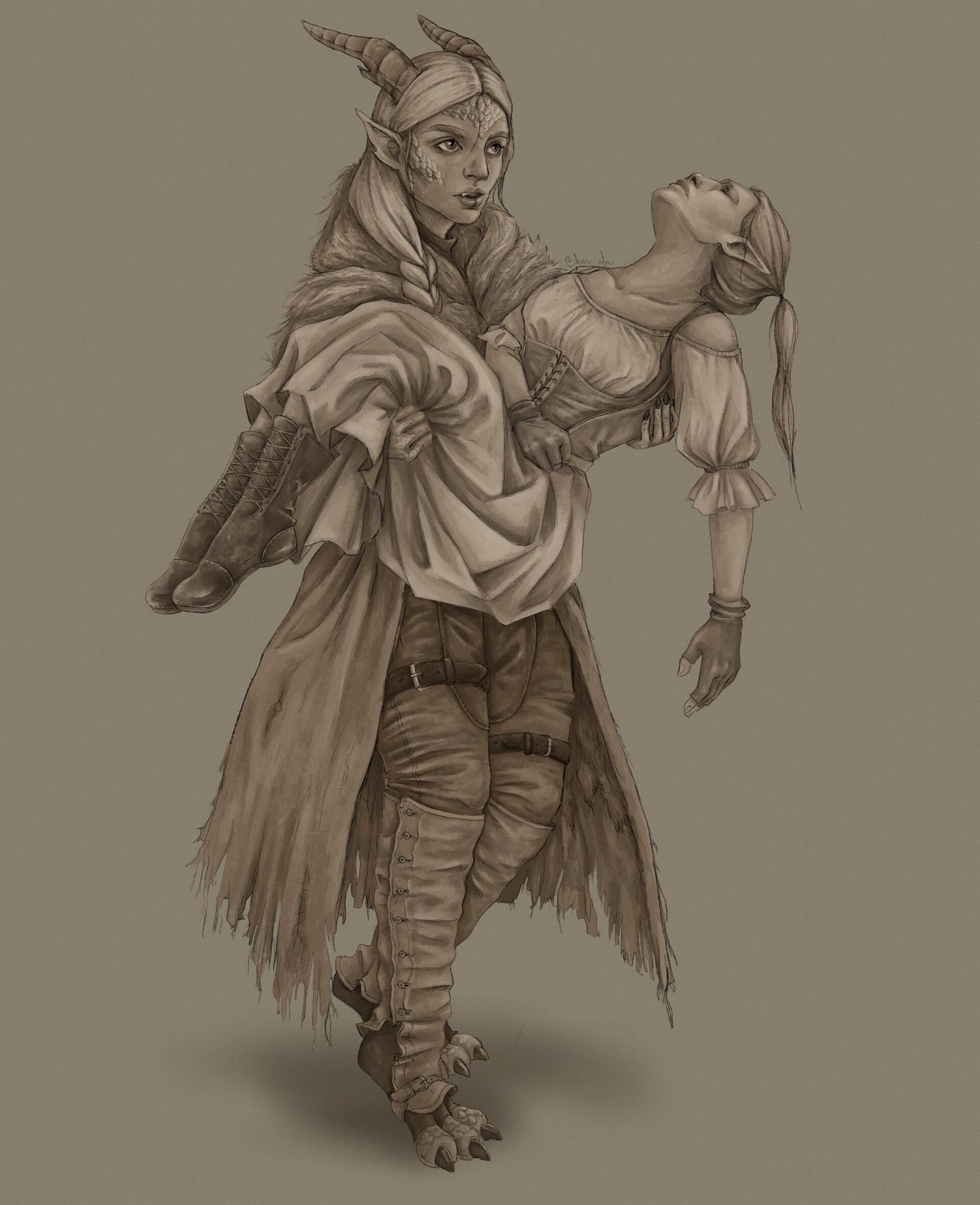 ArtStation - Kandra, Circle of the Starts Druid