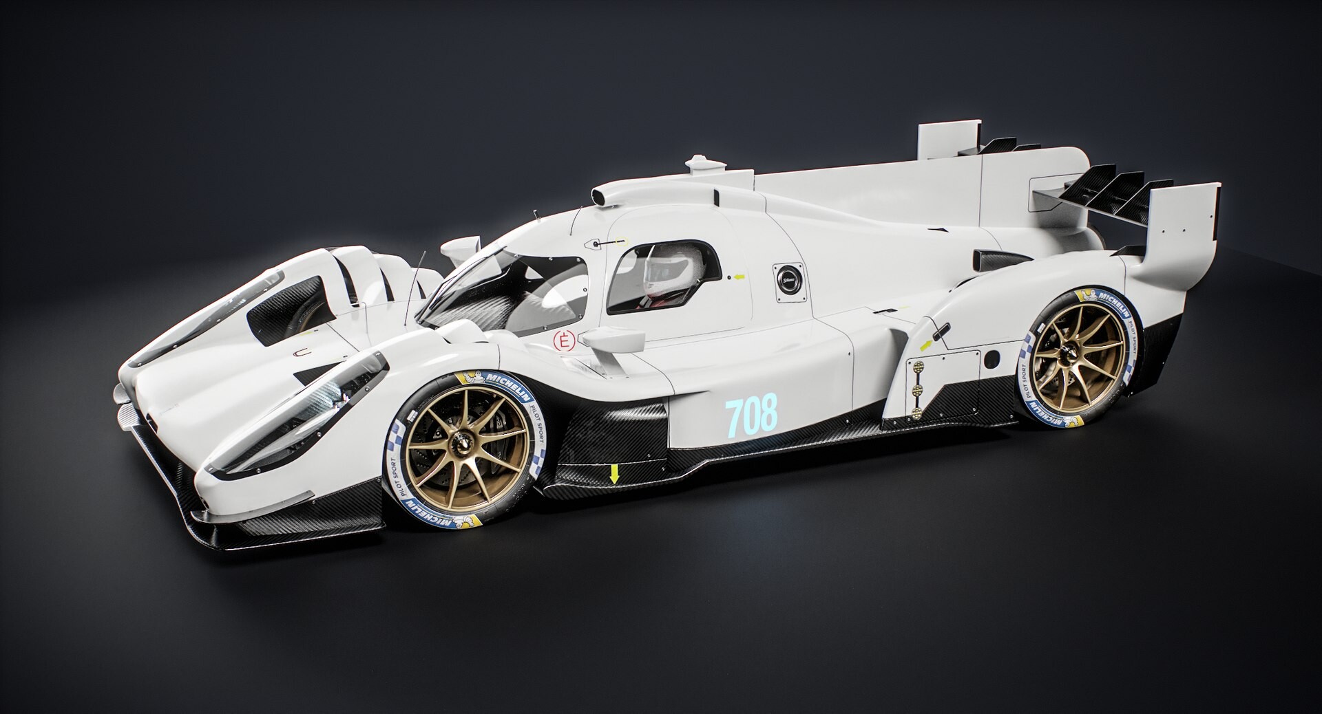 OpticalDreamSoft - Glickenhaus SCG 007 LMH Hypercar WEC White Mockup 3D ...