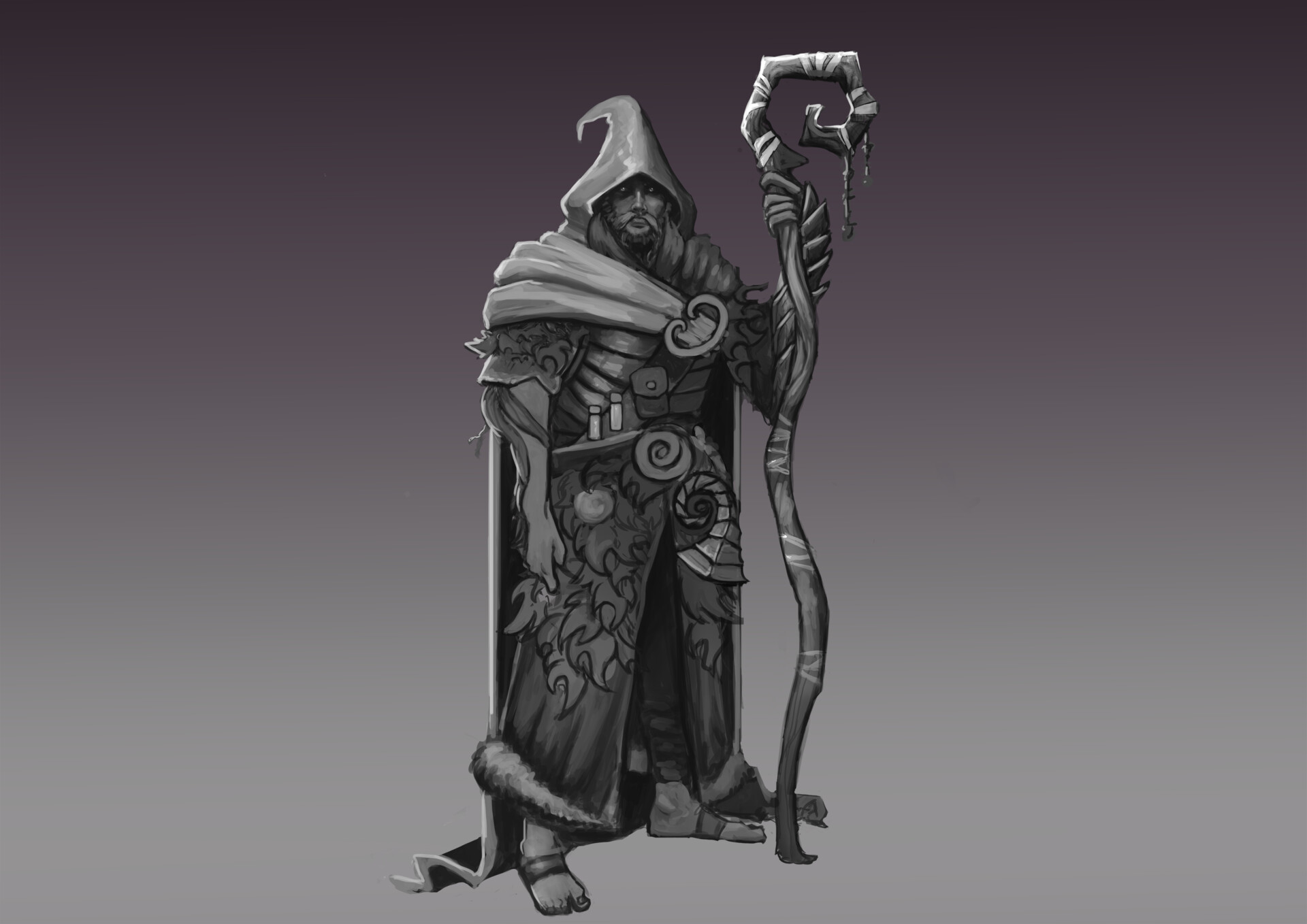 ArtStation - Druid - Character Concept Art - Rework