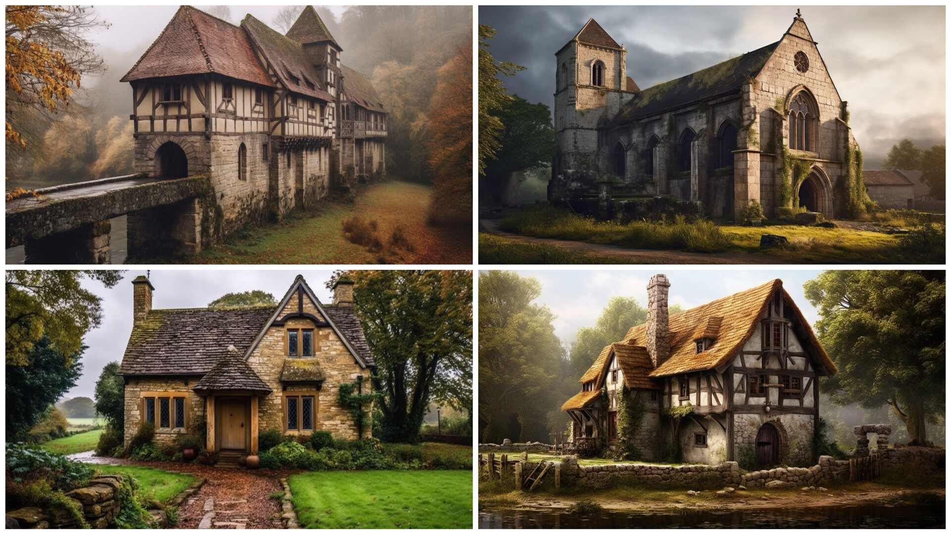 Concept Art - +380 Medieval Building Reference Images (4k) | Vol_32