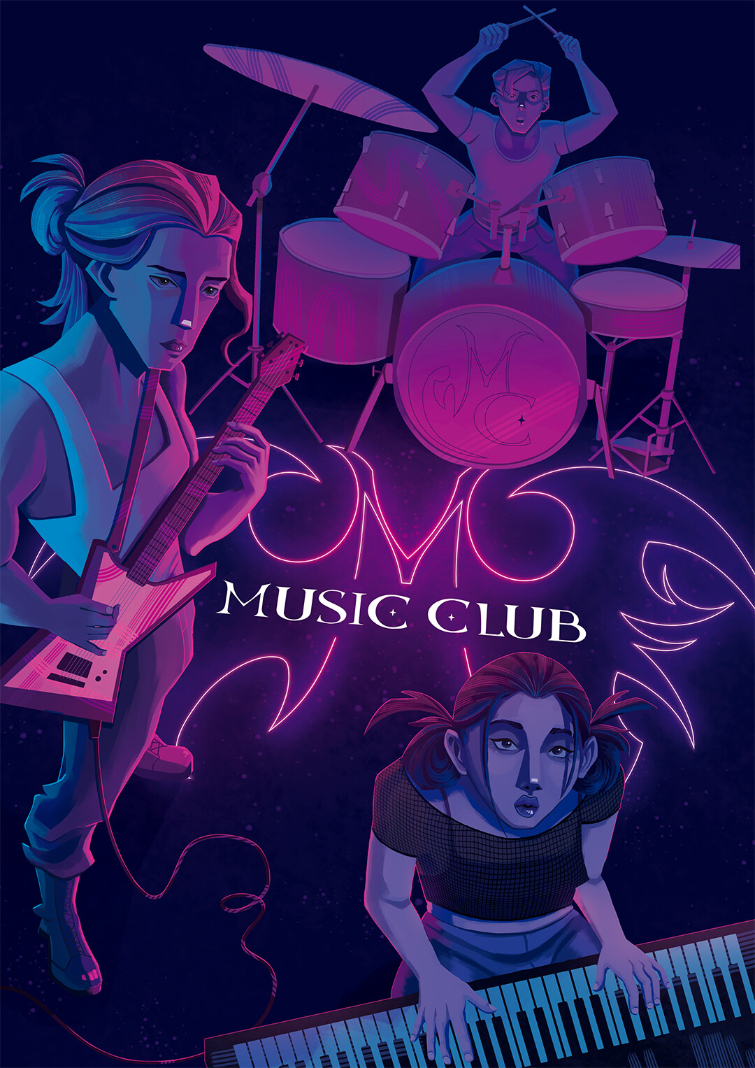 ArtStation - Music club poster