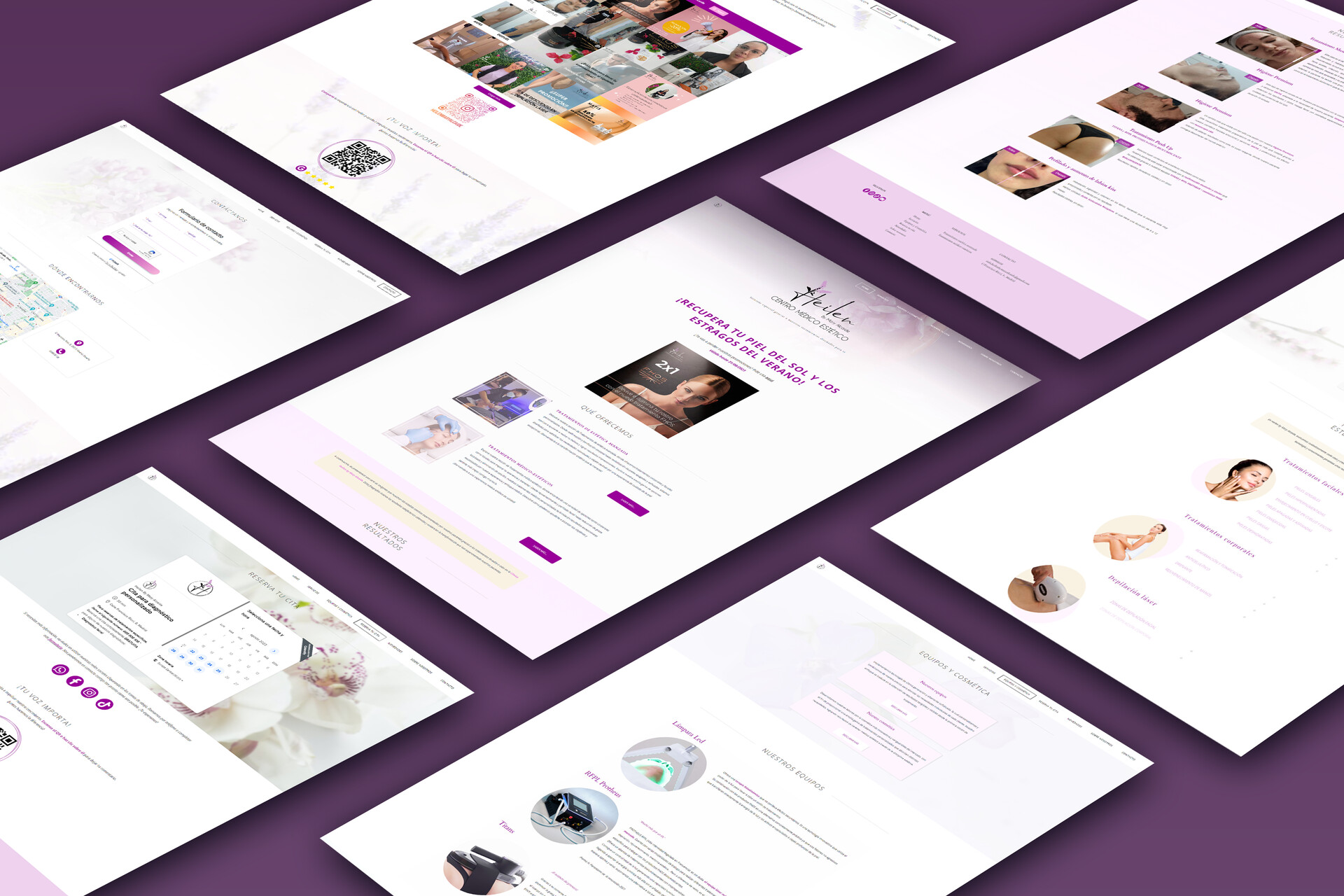 Ana-Maria Alcaide - Web and Branding design for Heilen Clinic