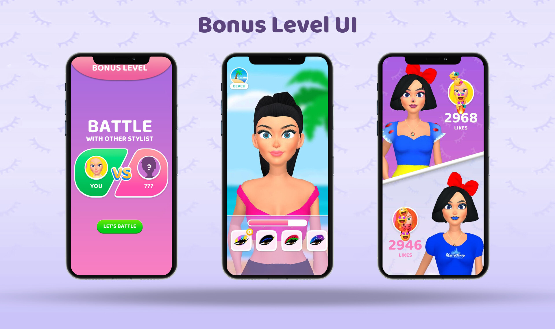 Mary Graz - Lash Salon Game UI