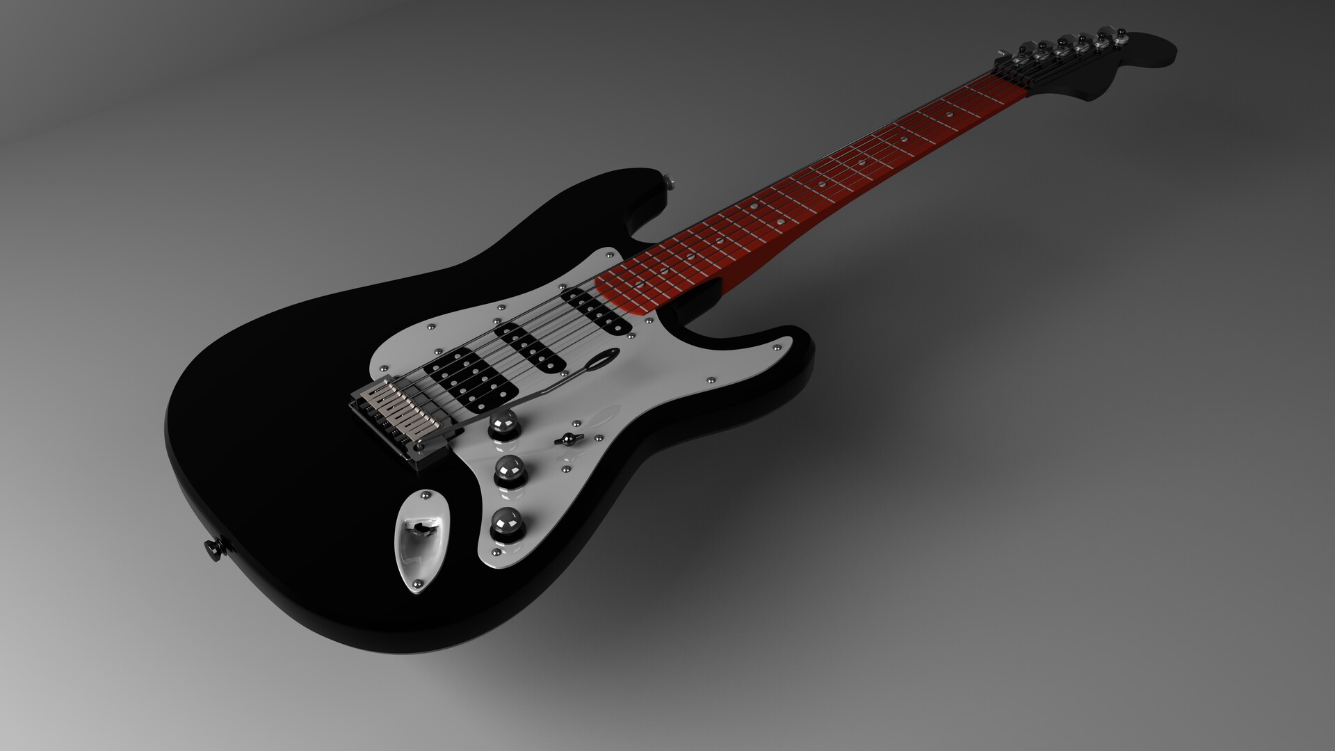 ArtStation - Guitar 3d Model