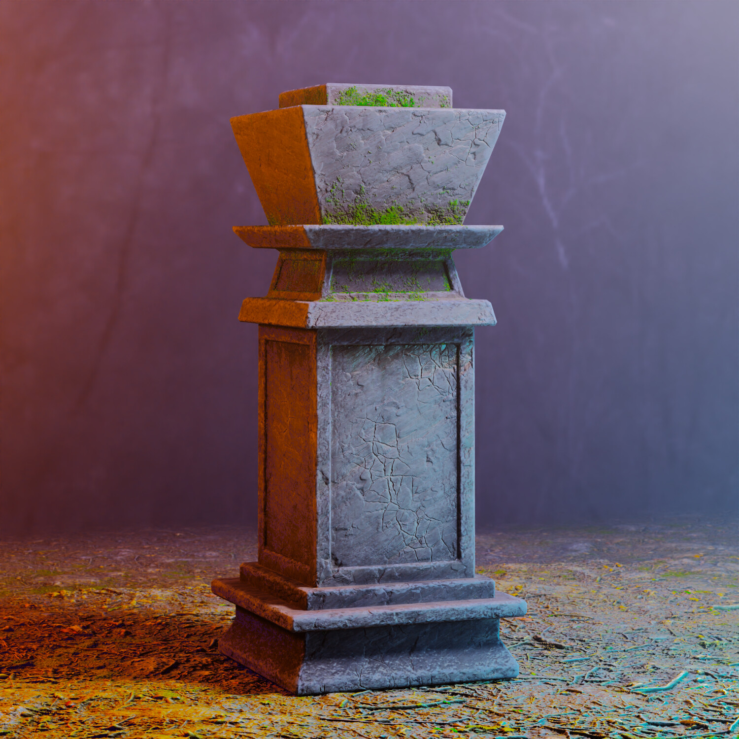 ArtStation - Stone Pillar