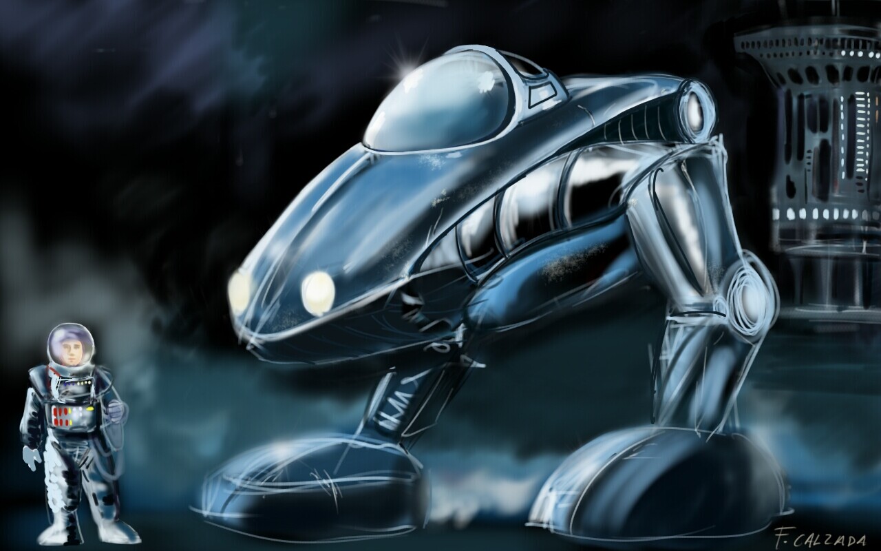 ArtStation - science fiction . The Walker