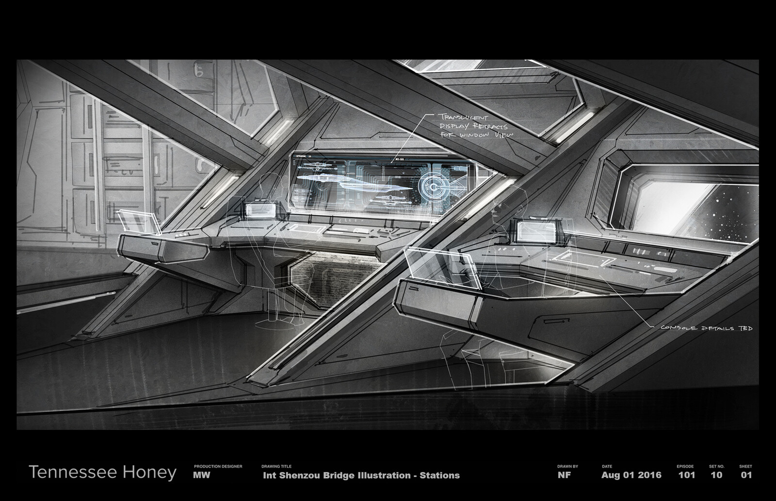 Ryan Dening - Star Trek: Discovery - Shenzhou Bridge Design