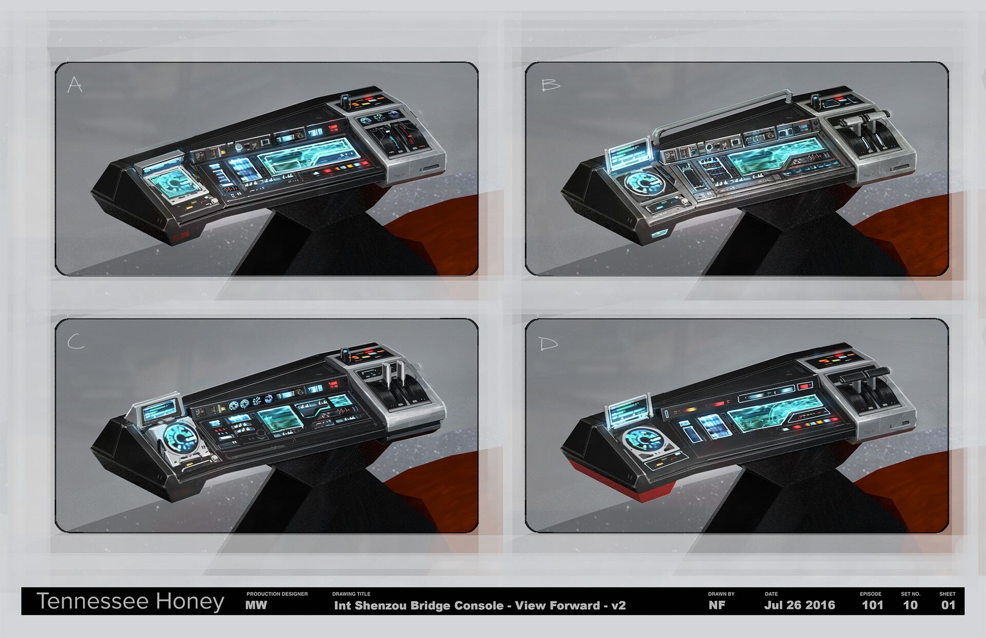 Ryan Dening - Star Trek: Discovery - Shenzhou Bridge Design