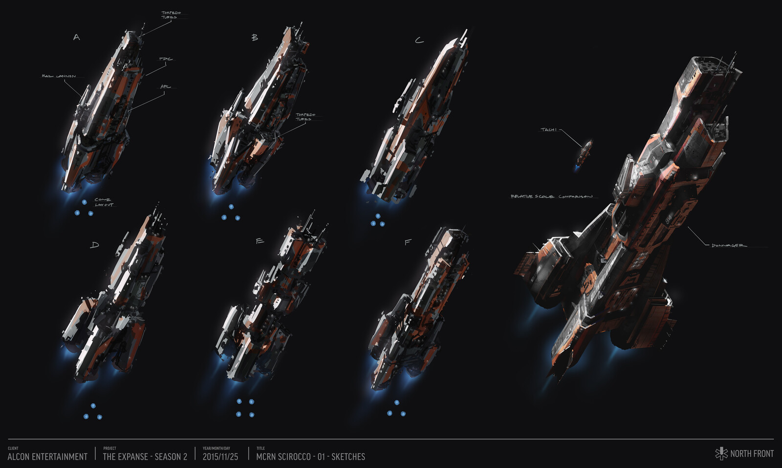 Ryan Dening - The Expanse - Scirocco and Dropship