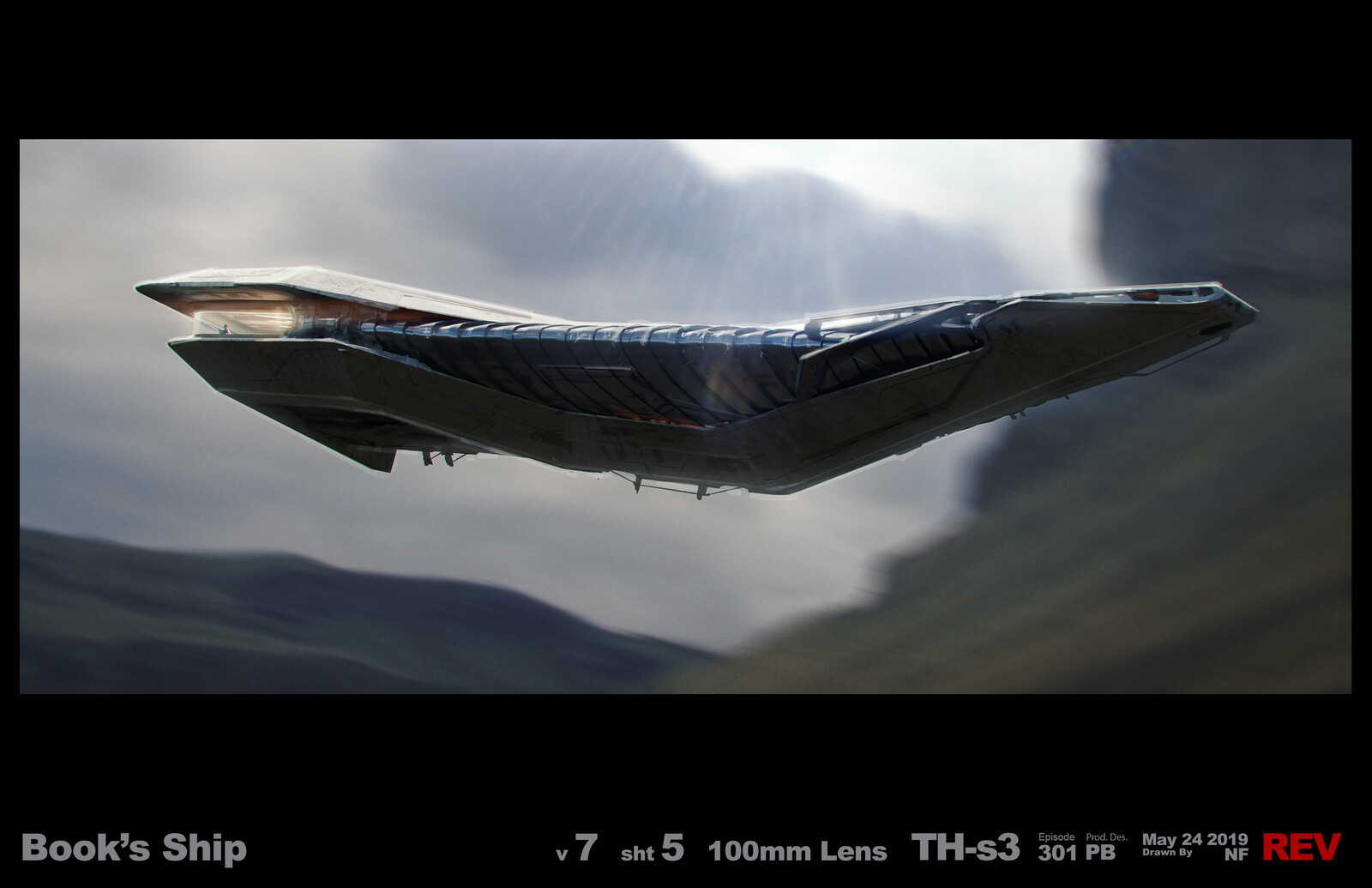 Ryan Dening - Star Trek: Discovery - Book's Ship