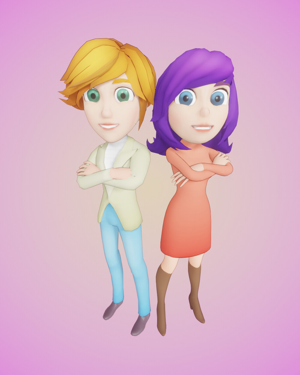 ArtStation - 3D Toon Characters