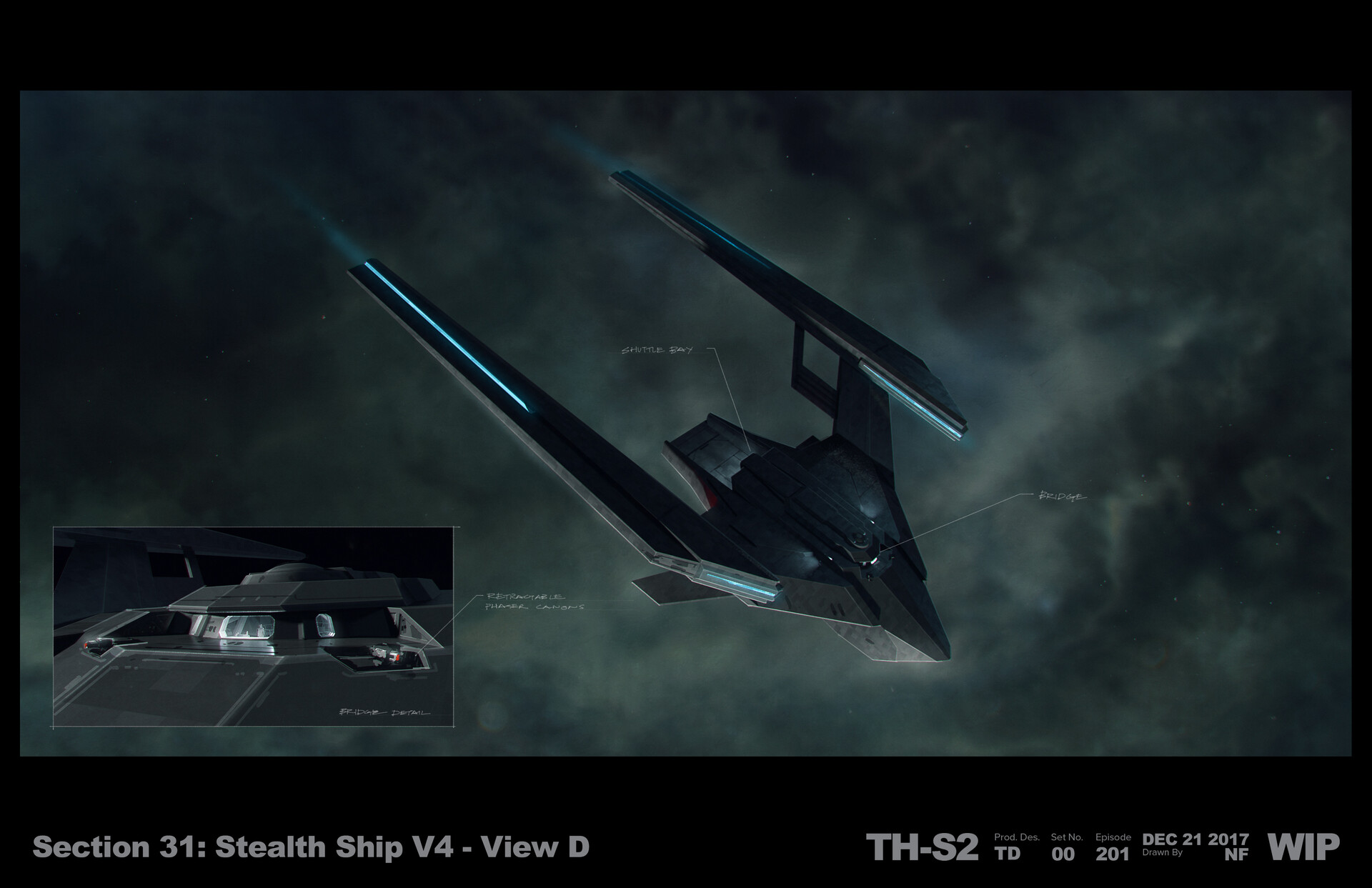 Ryan Dening - Star Trek: Discovery - Section 31 Ships