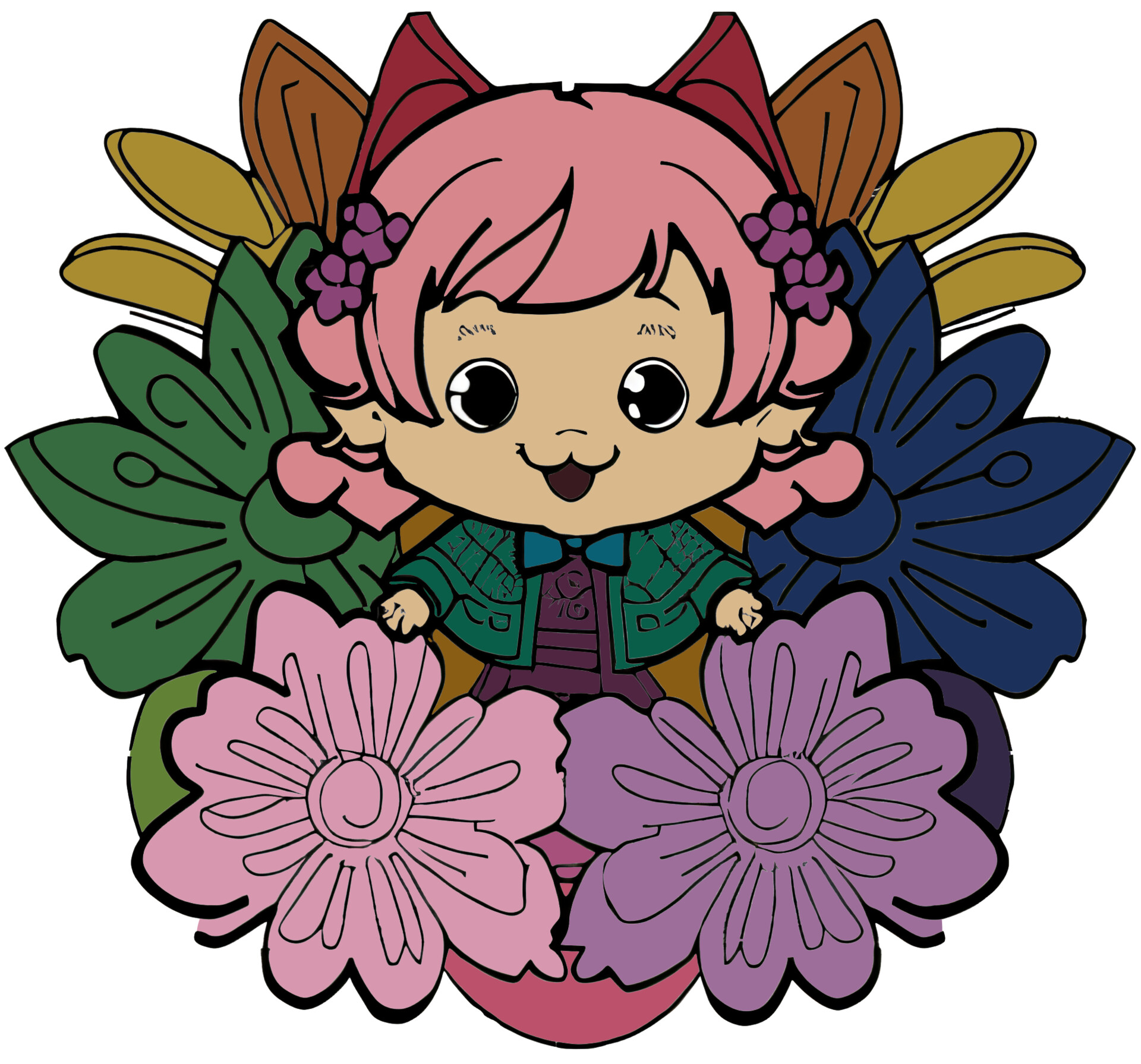 ArtStation - Cute Spring Girl