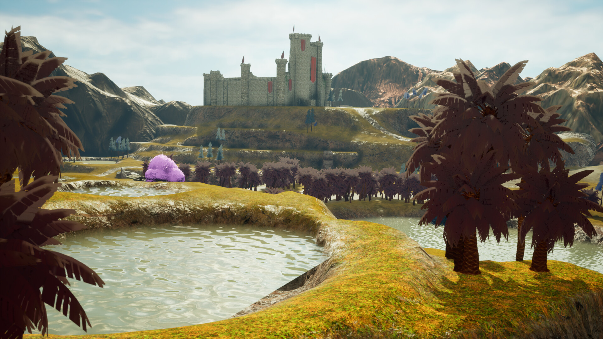 ArtStation - Environment 1 (small landscape) (Unreal 5)