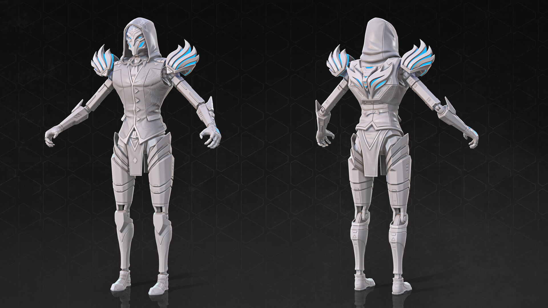 RABCAT GAME ART - Apex Legends - Revenant "Night Phoenix" Outfit