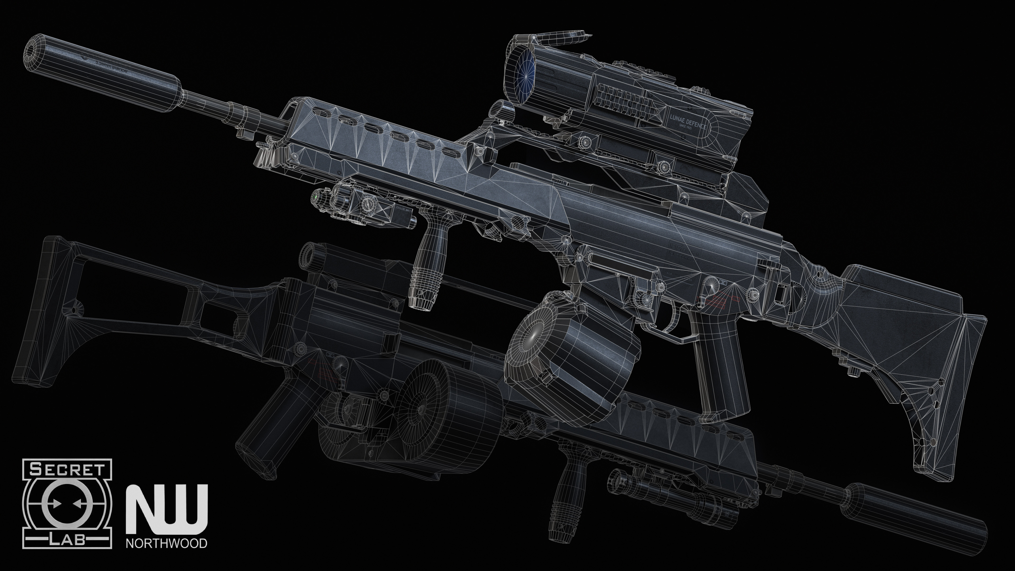 3D Art Portfolio of Jonathan Murray - FR-MG-0 | SCP Secret Laboratory