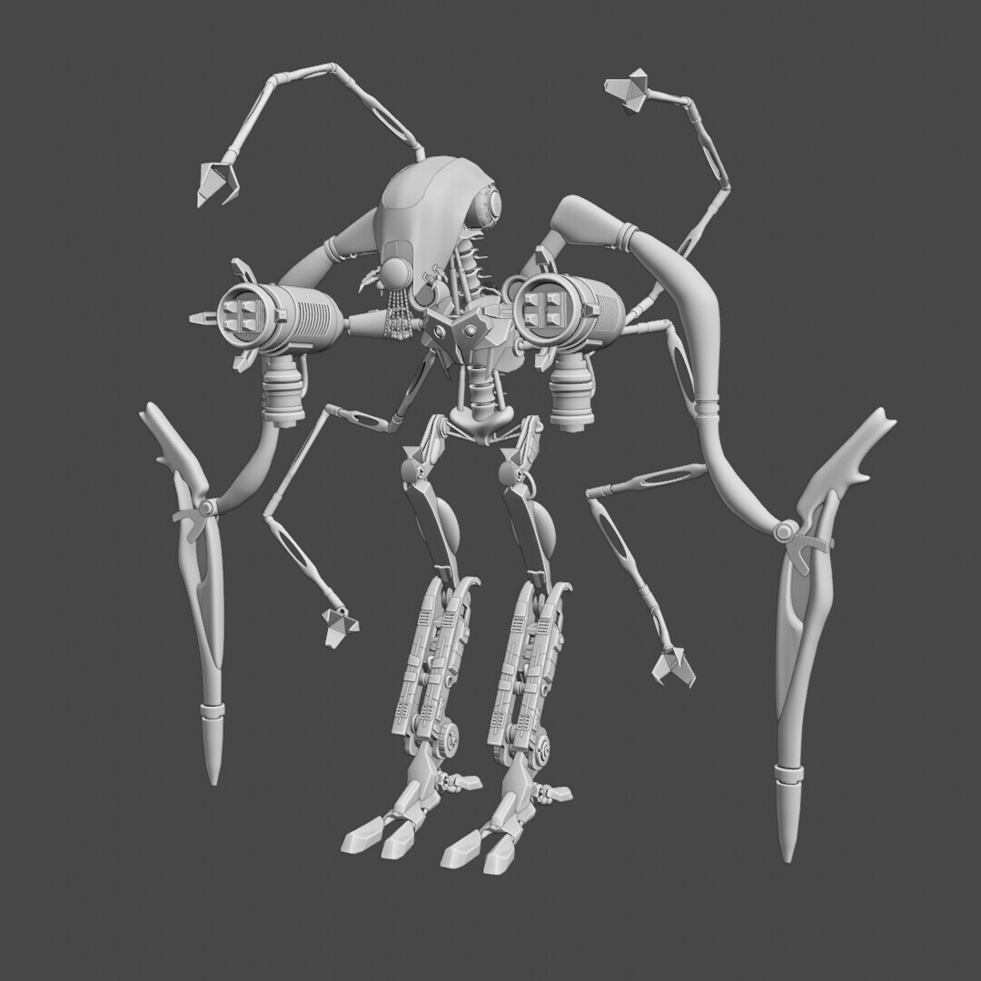 ArtStation - ALIEN ROBOT ( MODELING )
