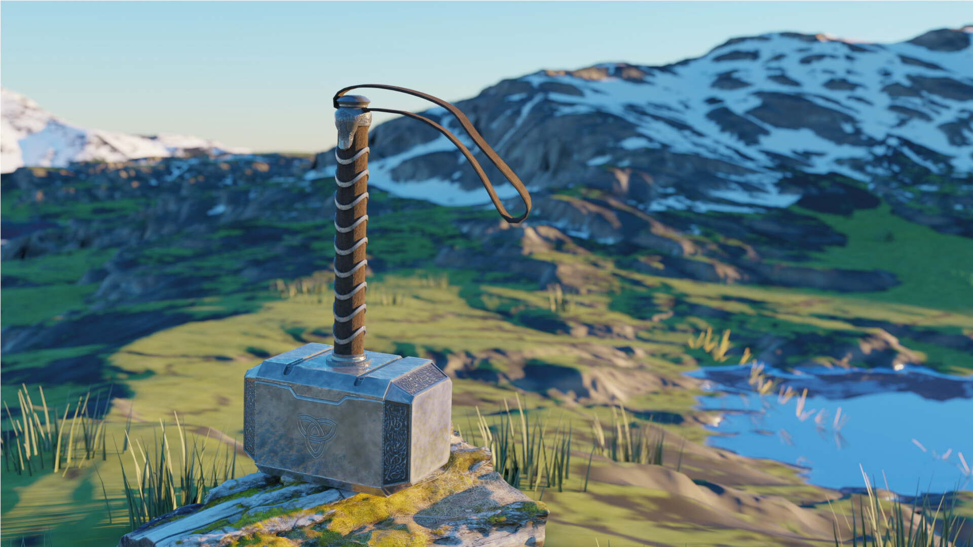 ArtStation - Mjolnir - Thor's Hammer